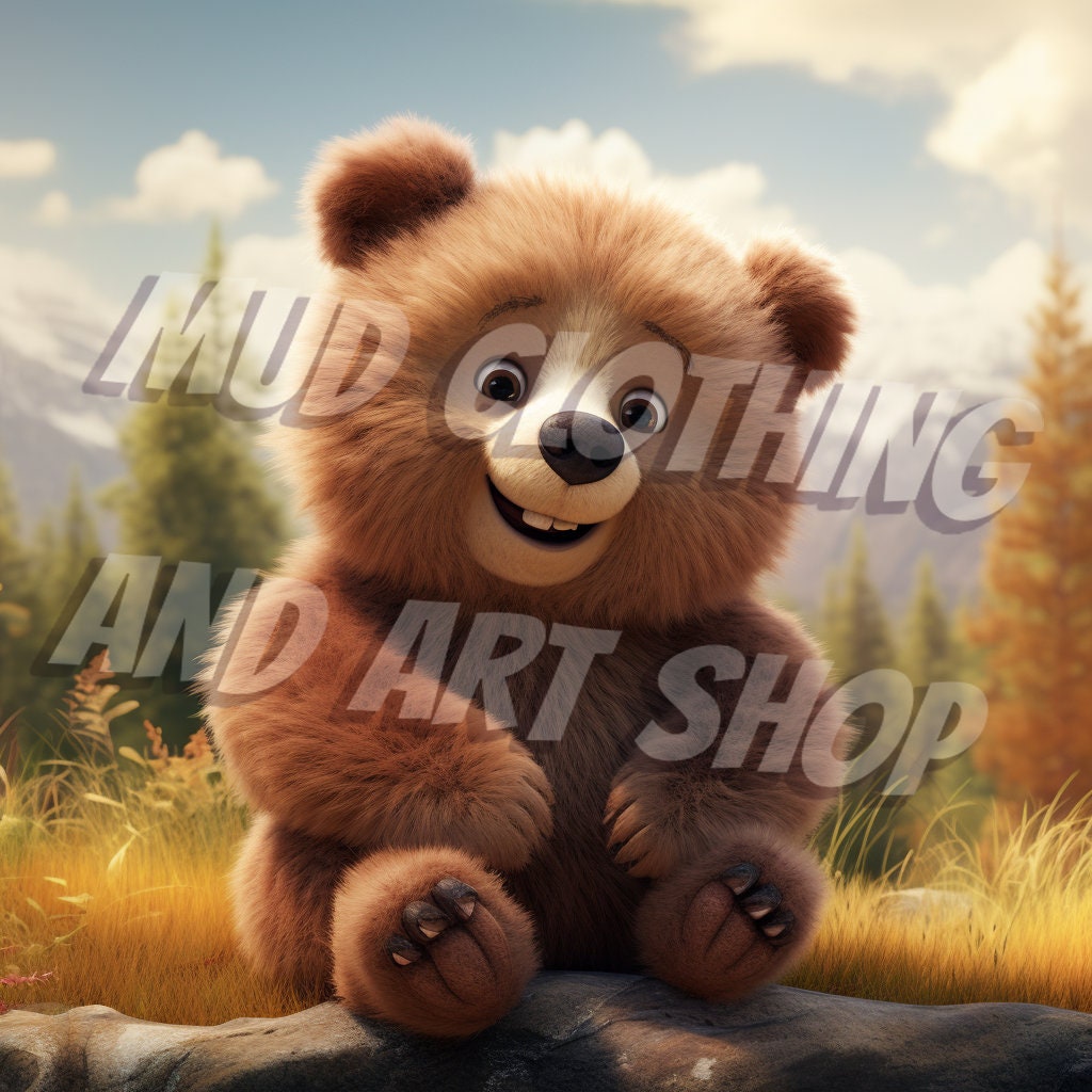 The Little Bear Clip Art V.2 12 Png Digital Flie - Etsy