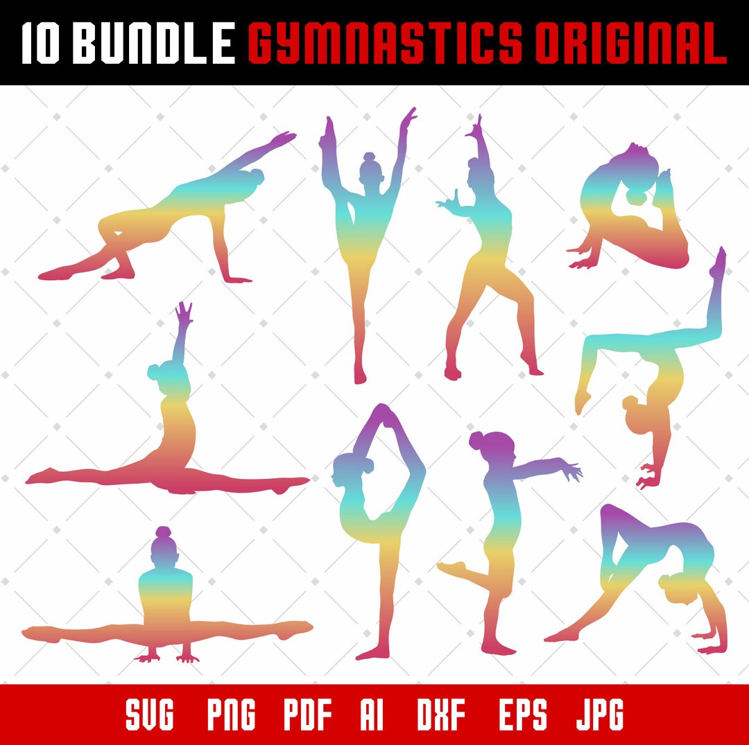 Gymnastics SVG, Gymnastics Girl SVG, Gymnastics Cricut, Gymnastics ...