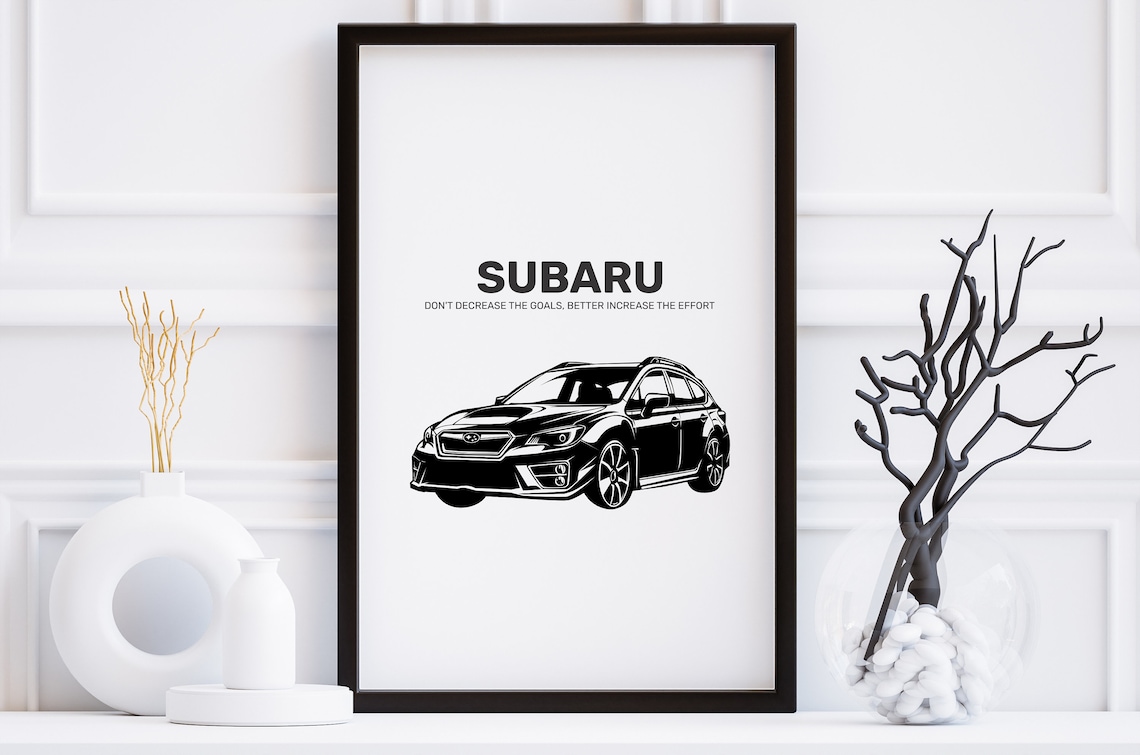 Subaru 2024 Svg, Subaru Decal, Subaru Vector File Drawing, Subaru ...
