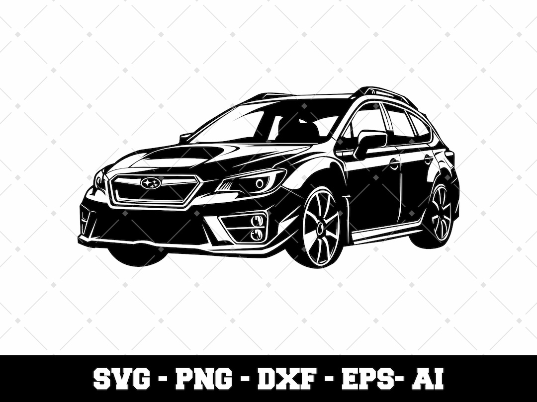 Subaru 2024 Svg, Subaru Decal, Subaru Vector File Drawing, Subaru ...