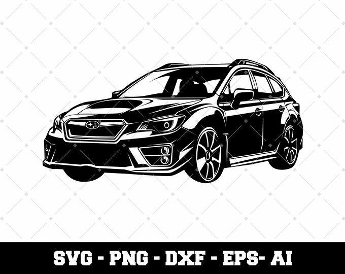 Subaru 2024 Svg, Subaru Decal, Subaru Vector File Drawing, Subaru ...