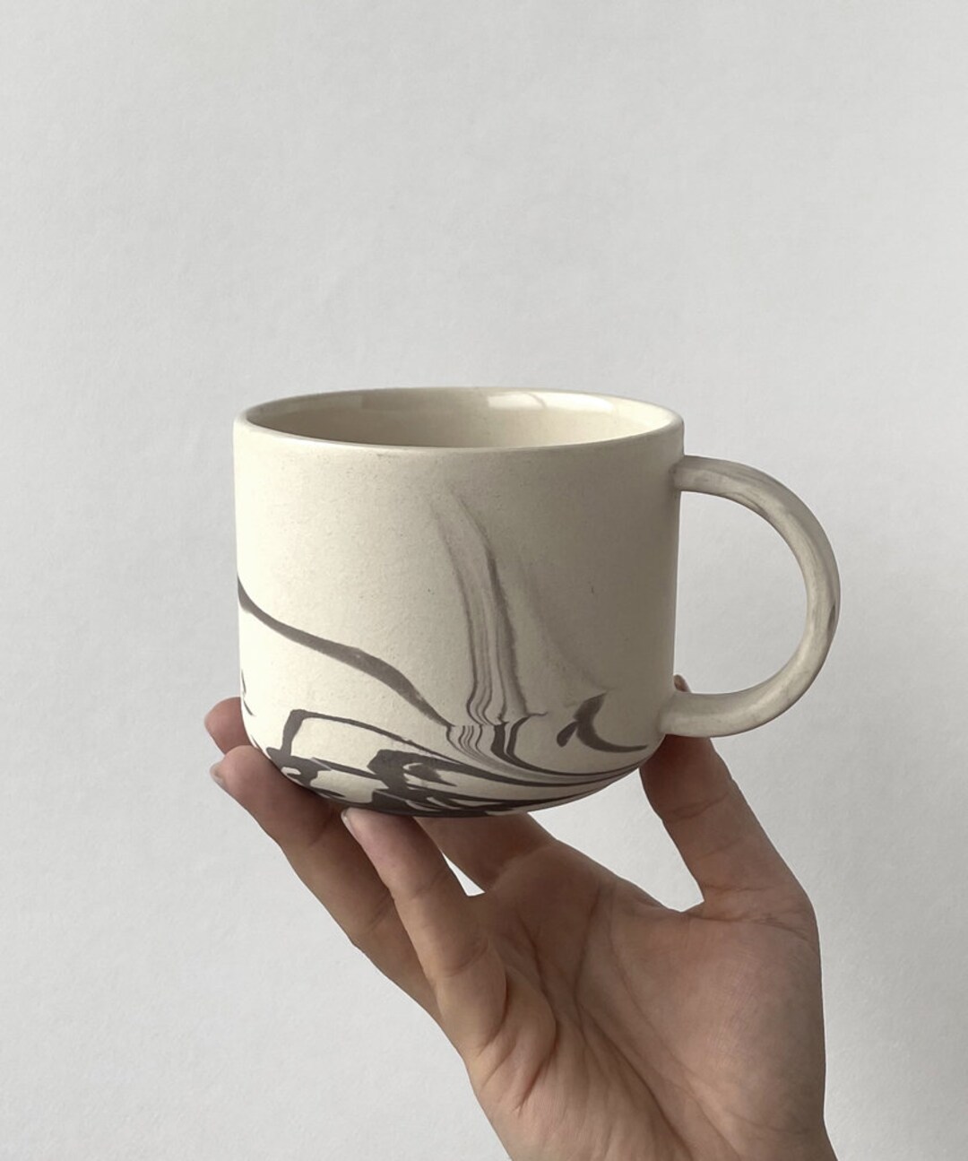 Japandi Style Cup. Marble Collections Mugs. Minimalistic Styl Coffe Tea ...