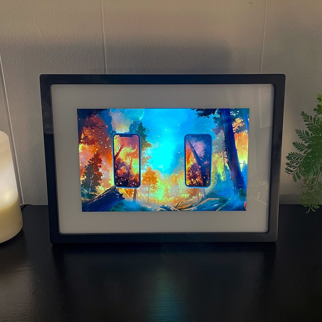 Forest Fire Digital Backgrounds - Etsy