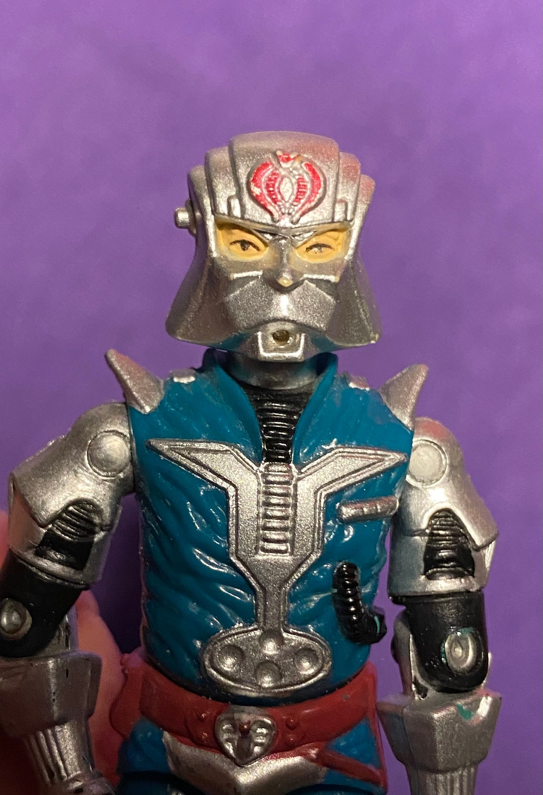 G.I. Joe Battle Armor Cobra Commander v3 Action Figure 1987 W/ Backpack ...