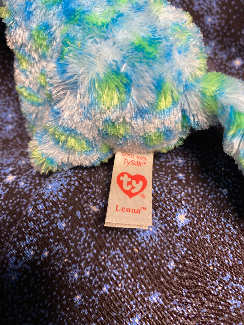 Ty Beanie Boos Leona Tysilk 6 Leopard Plush 2014 - Etsy