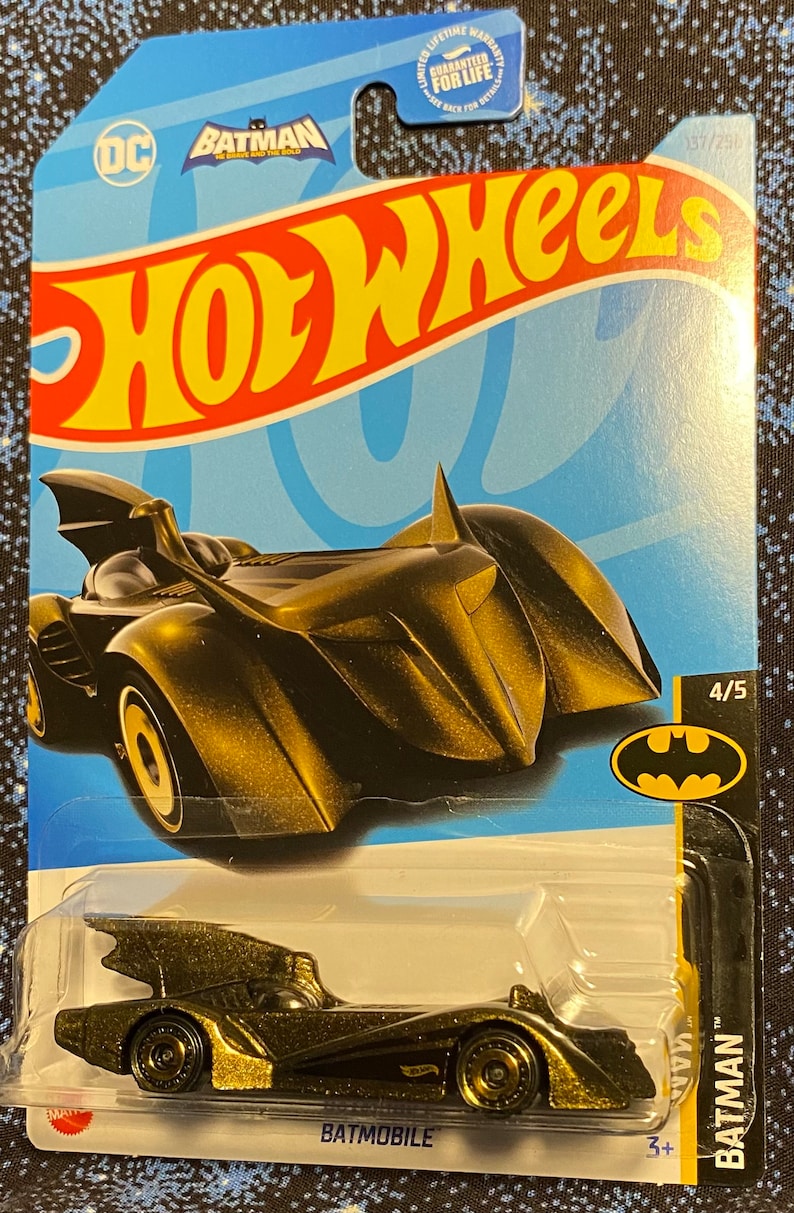 Hot Wheels 2023 Batman Series 4 of 5 Metalflake Bronze Batmobile HKJ75 ...