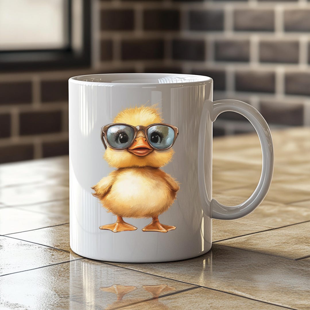 Cute Animal Design Mug, Fun Coffee Cup for Animal Lovers, Gift for ...