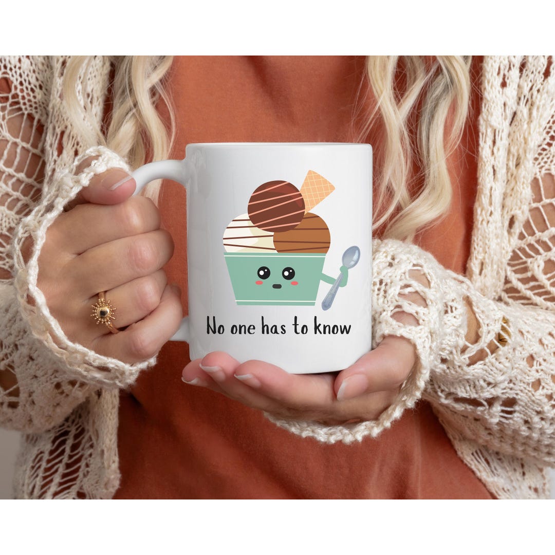 Cute Ice Cream Mug, Ice Cream Lovers, Perfect Gift for Birthdays ...