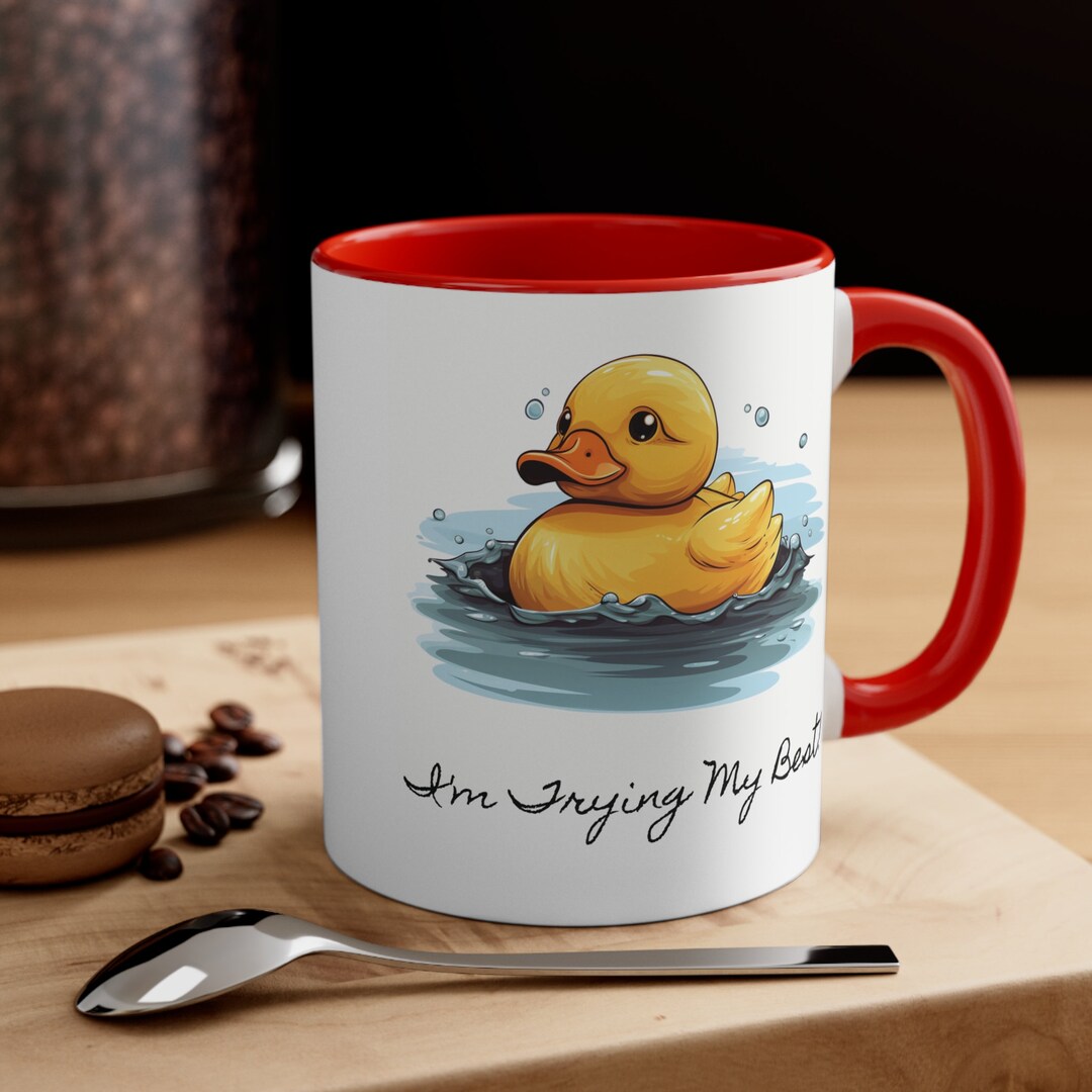 Rubber Ducky Mug, Cute Rubber Duck Mug, Cute Rubber Duck Mug, Rubber ...