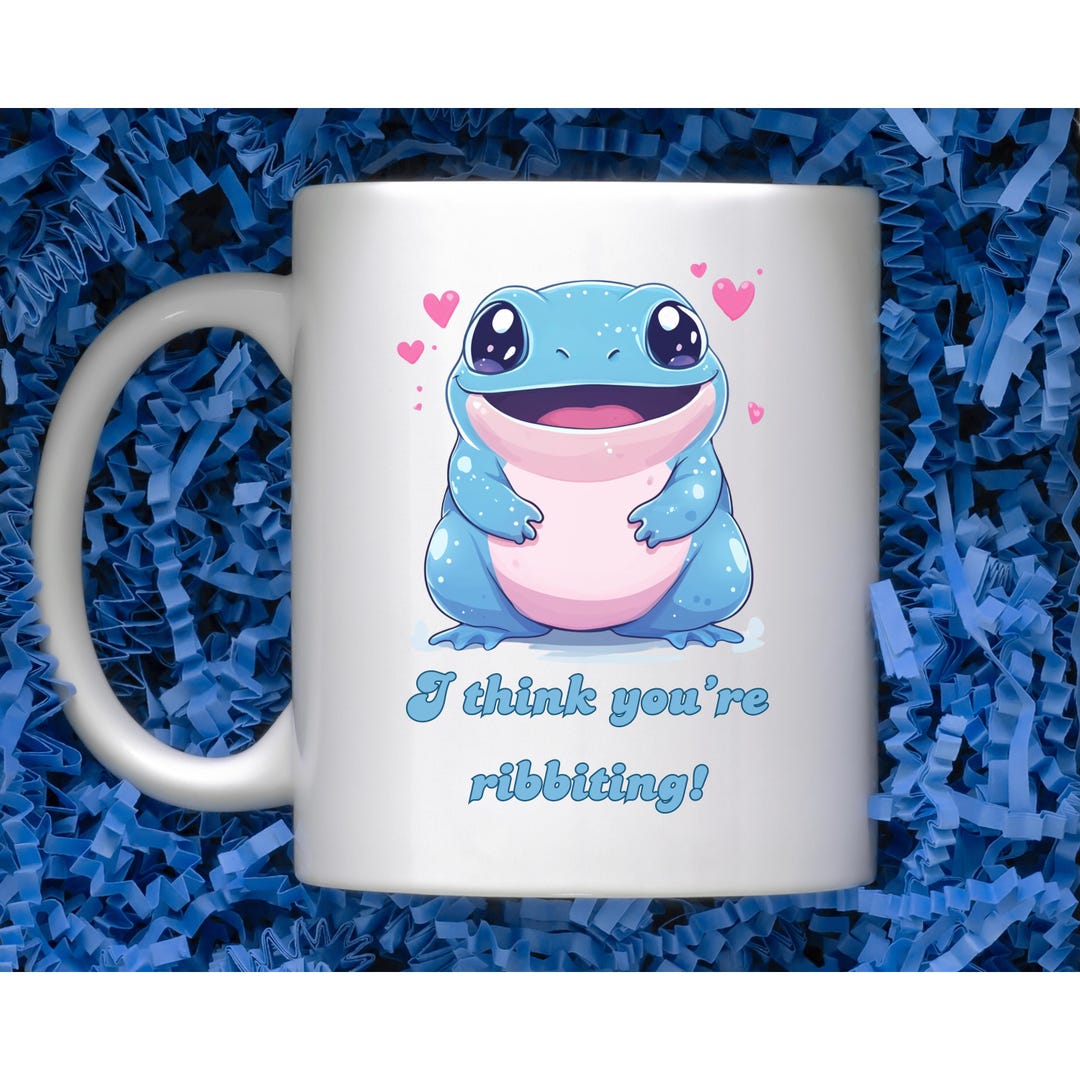 Cute Frog Mug, I Think You're Ribbiting, Perfect for Animal Lovers ...