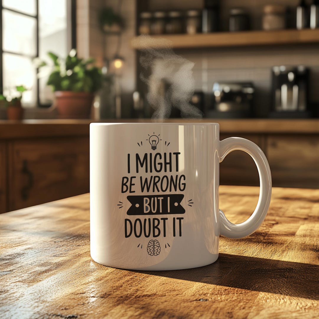 Funny Quote Mug, Humorous Coffee Cup for Gift, Inspirational Drinkware ...