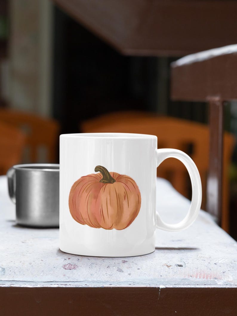 Autumn Mug, Halloween Pumpkin Coffee Cup, Fall Home Decor, Funny Tea ...