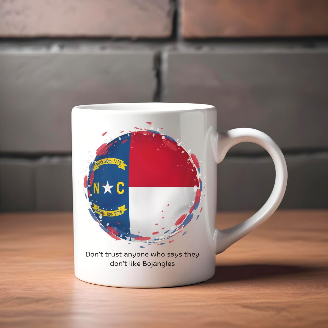 North Carolina Pride Mug, 11oz Coffee Cup, Bojangles Lovers Gift ...