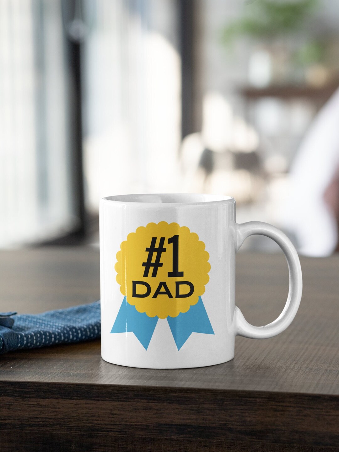 Number 1 Dad Coffee Mug, Happy Father's Day, Gifts for Dad, Gifts for ...