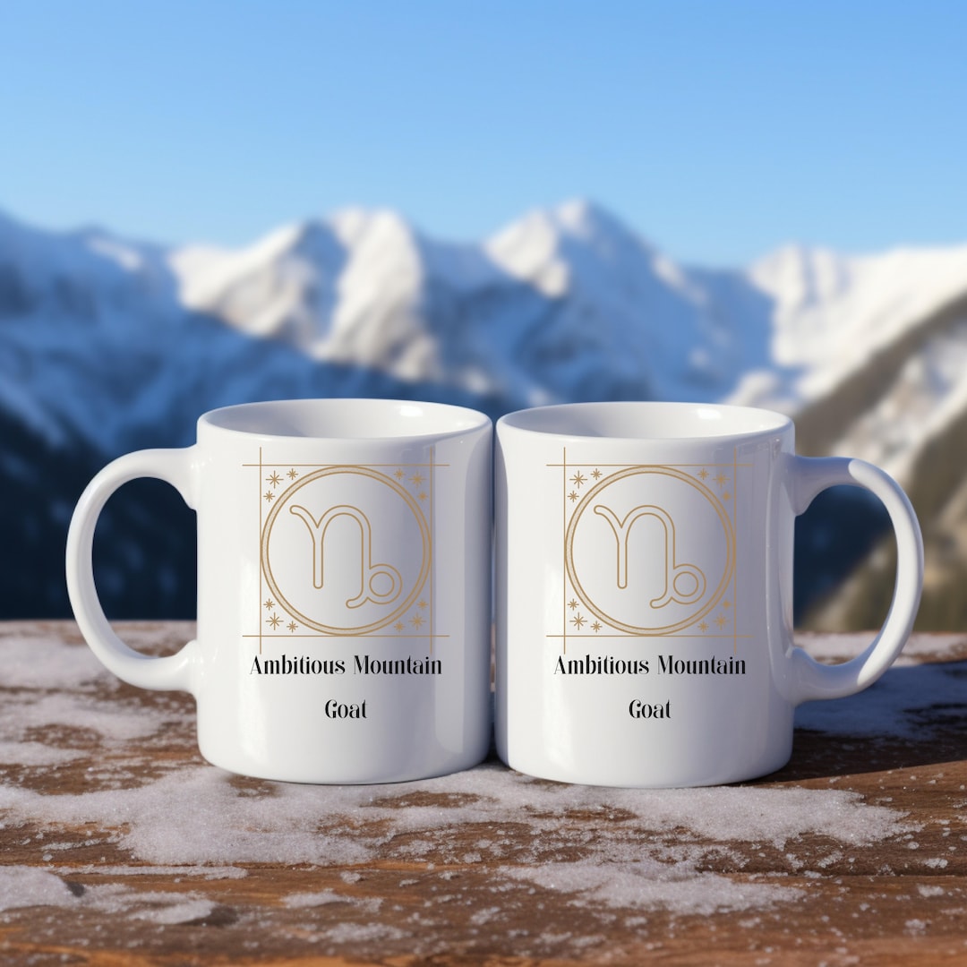 Capricorn Coffee Mug, Capricorn Zodiac Coffee Mug, Zodiac Mug ...