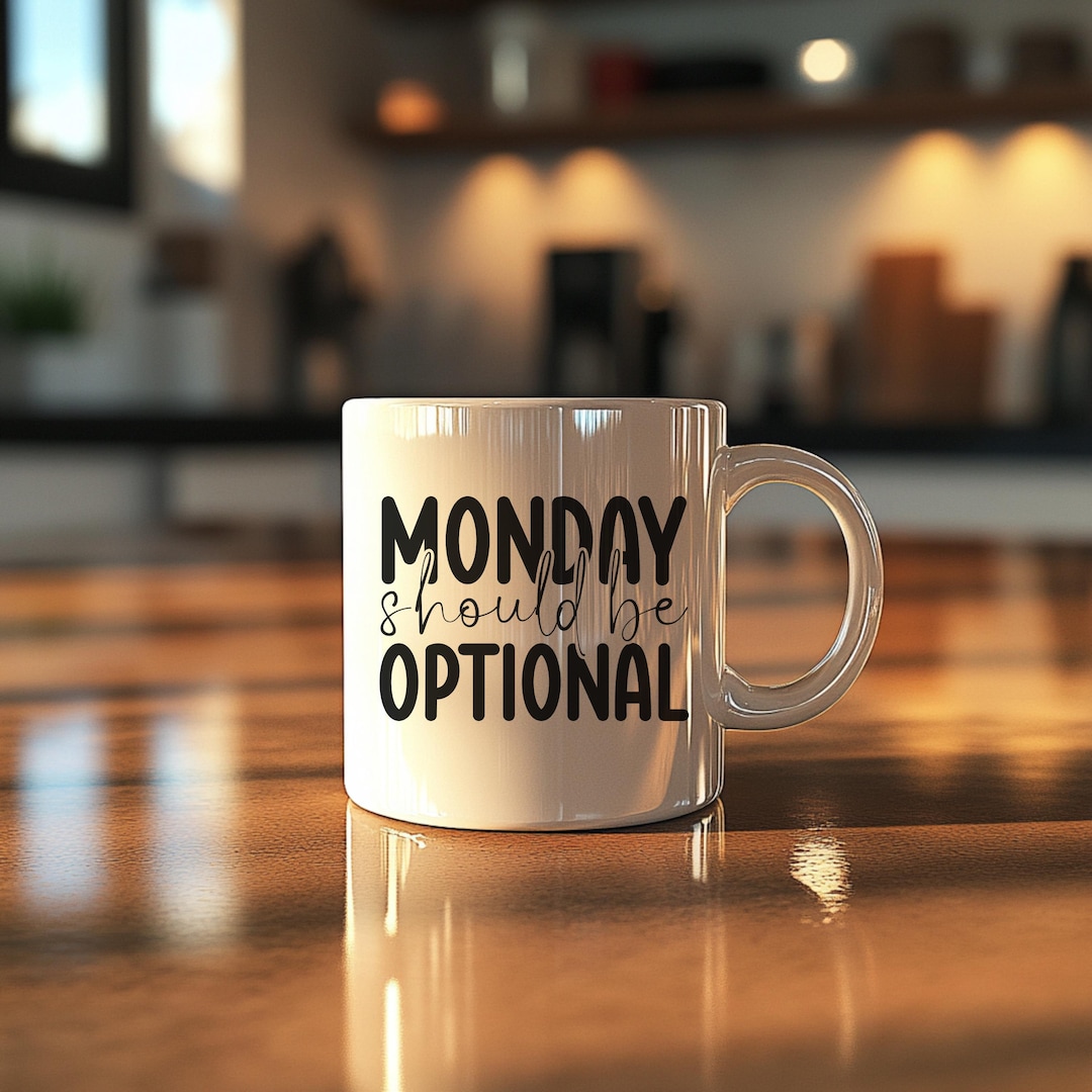 Funny Monday Mug, Coffee Cup for Office, Gift for Coworkers, Humor Cafe ...