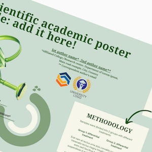 Academic Scientific Congress Poster - Etsy