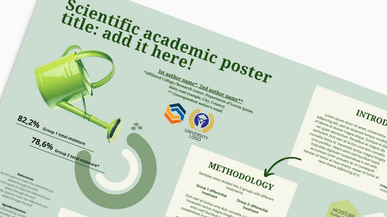 Academic Scientific Congress Poster - Etsy