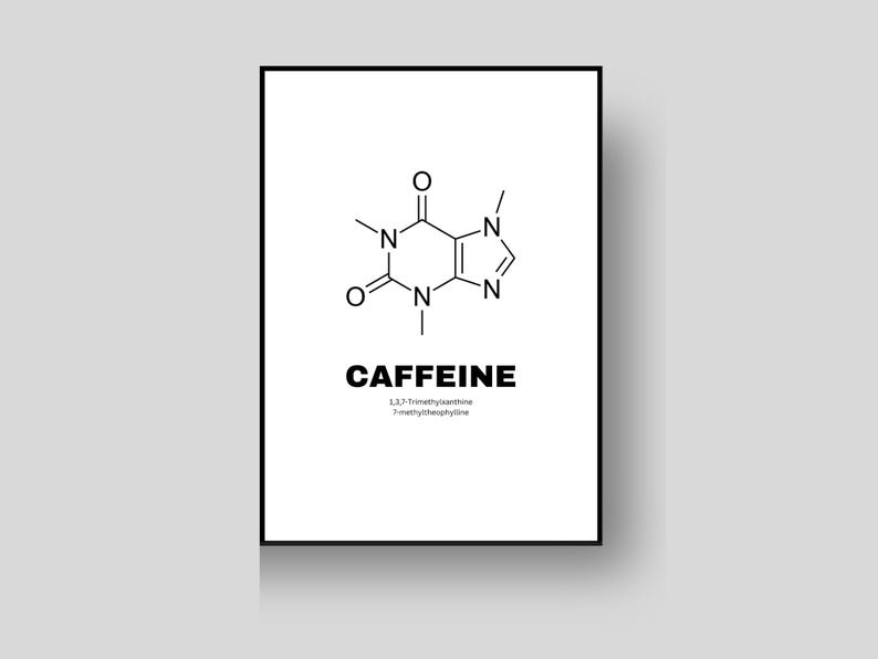 Food Wall Organic Chemistry Molecules Print - Etsy