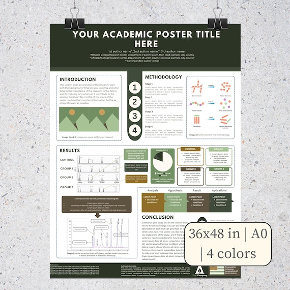 Poster Template 90 X 120cm