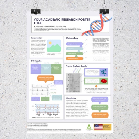 A0 Poster Templates Free Printable, Customizable Research Poster