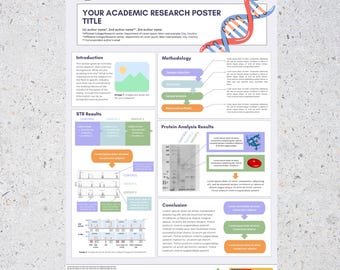 Editable A0 Scientific Research Poster Template – Canva | Custom Sizes ...