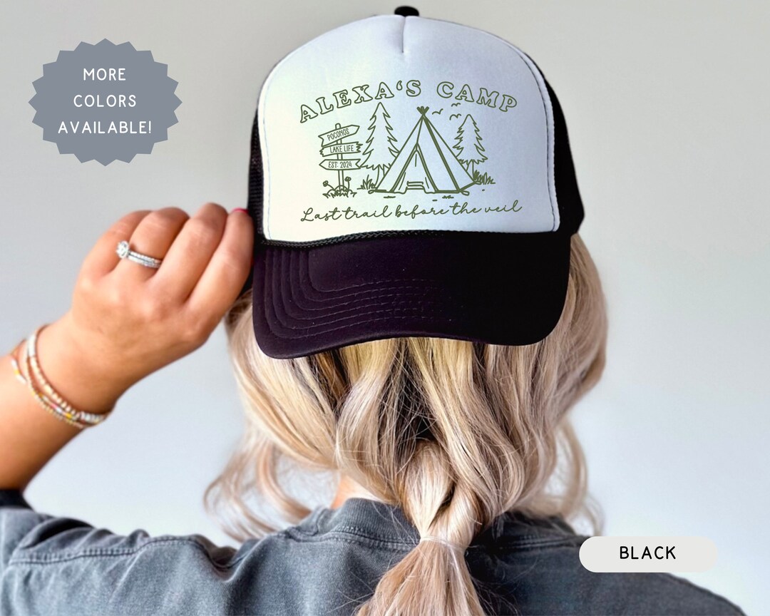 Personalized Bach Lake Themed Trucker Hats, Boating Bachelorette Party ...
