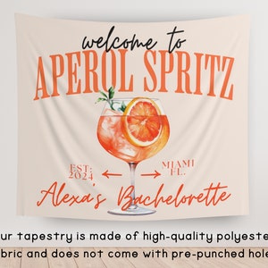 Personalized Aperol Spritz Cocktail Club Wall Decorations ,bridal ...