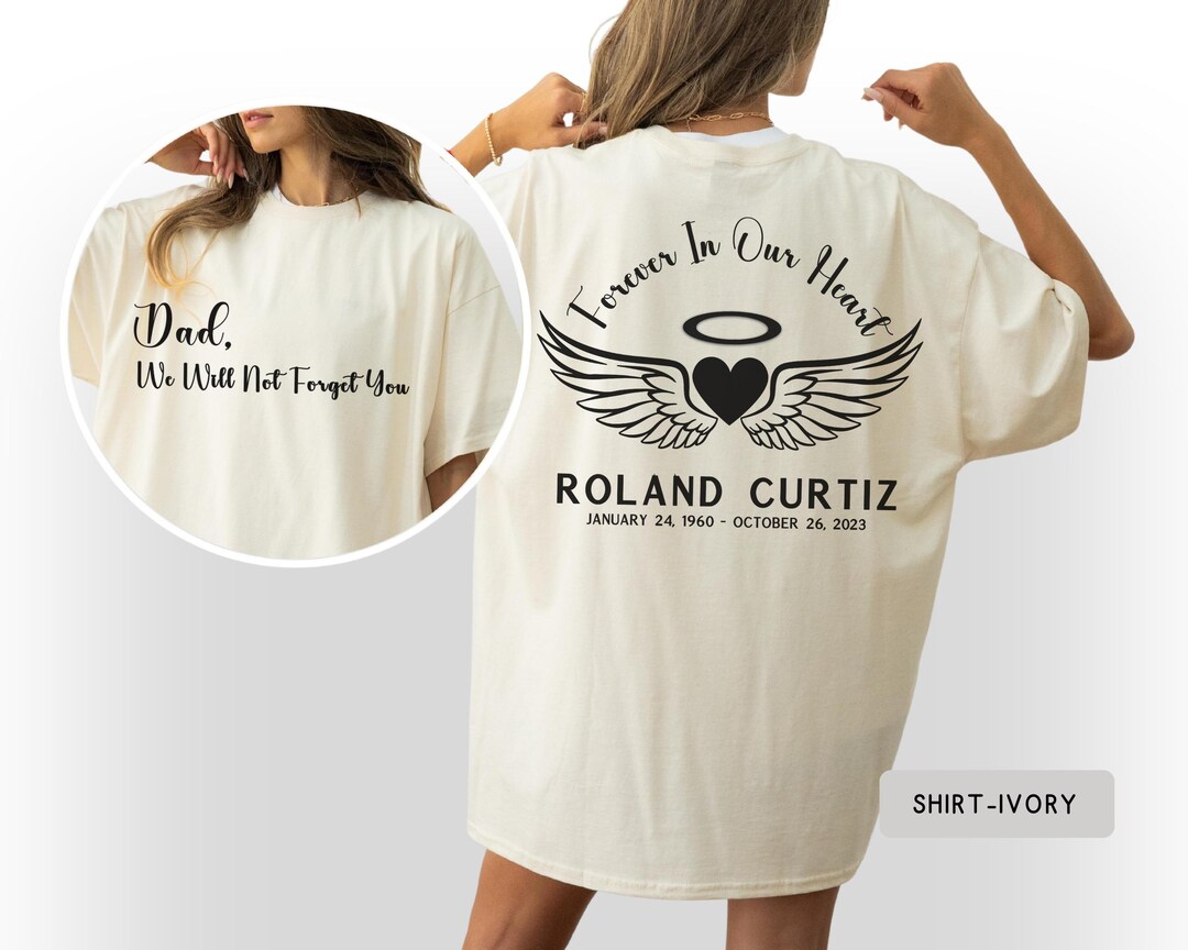 Personalized Funeral Memorial Day Comfort Colors® Shirt, Family Loss ...