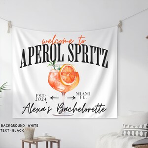 Personalized Aperol Spritz Cocktail Club Wall Decorations ,bridal ...
