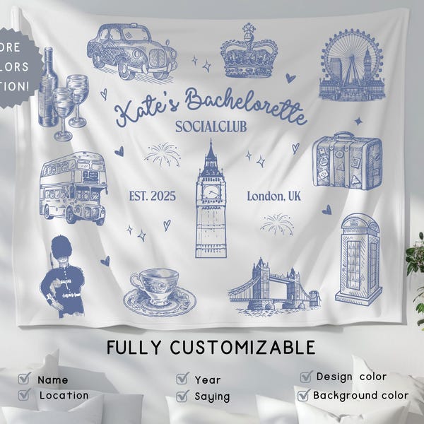 London Theme Party - Etsy