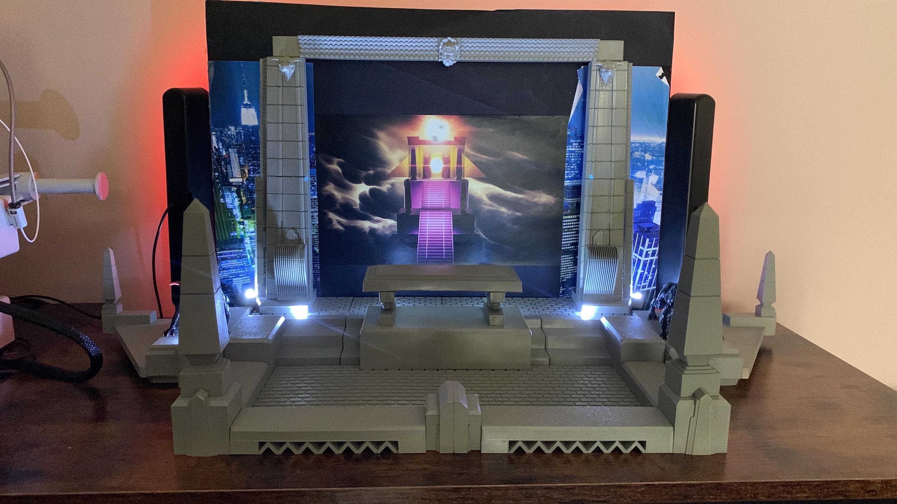 Temple of Gozer Diorama - Ghostbusters - Etsy