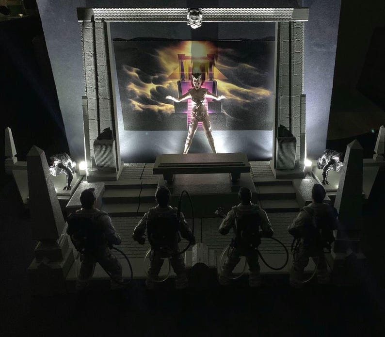 Temple of Gozer Diorama - Ghostbusters - Etsy