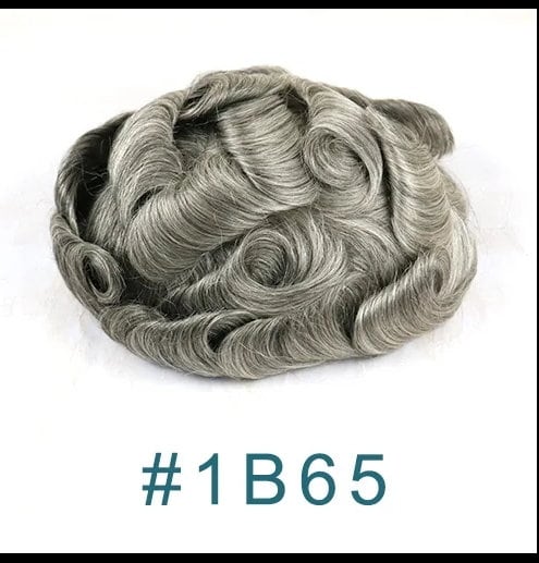 Toupee Grey Toupee Hair Premium Quality: Three Shades. Hair Replacement ...