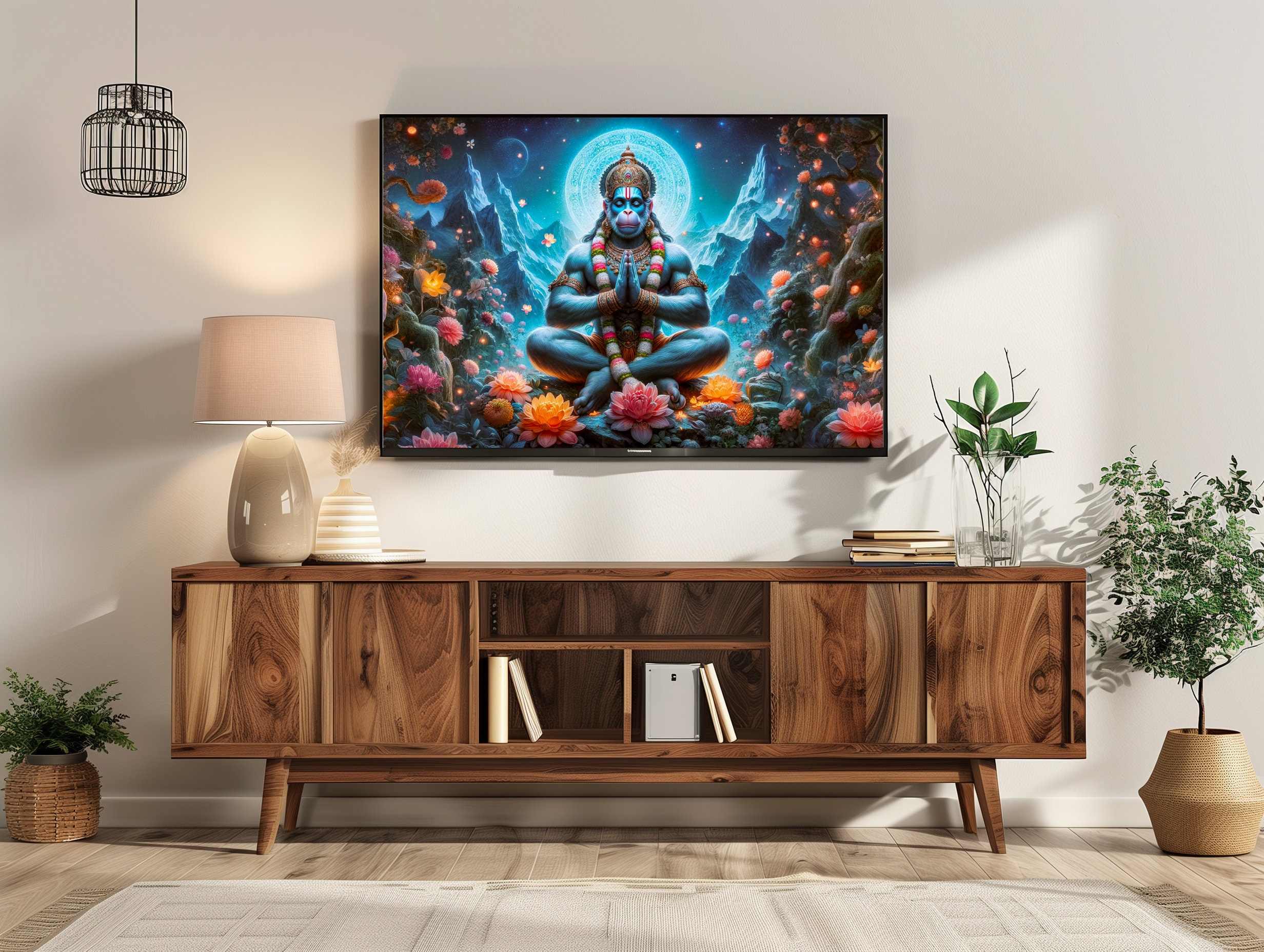 Lord Hanuman: Hindu Art, Mythology, Hindu God Illustration, Printable ...