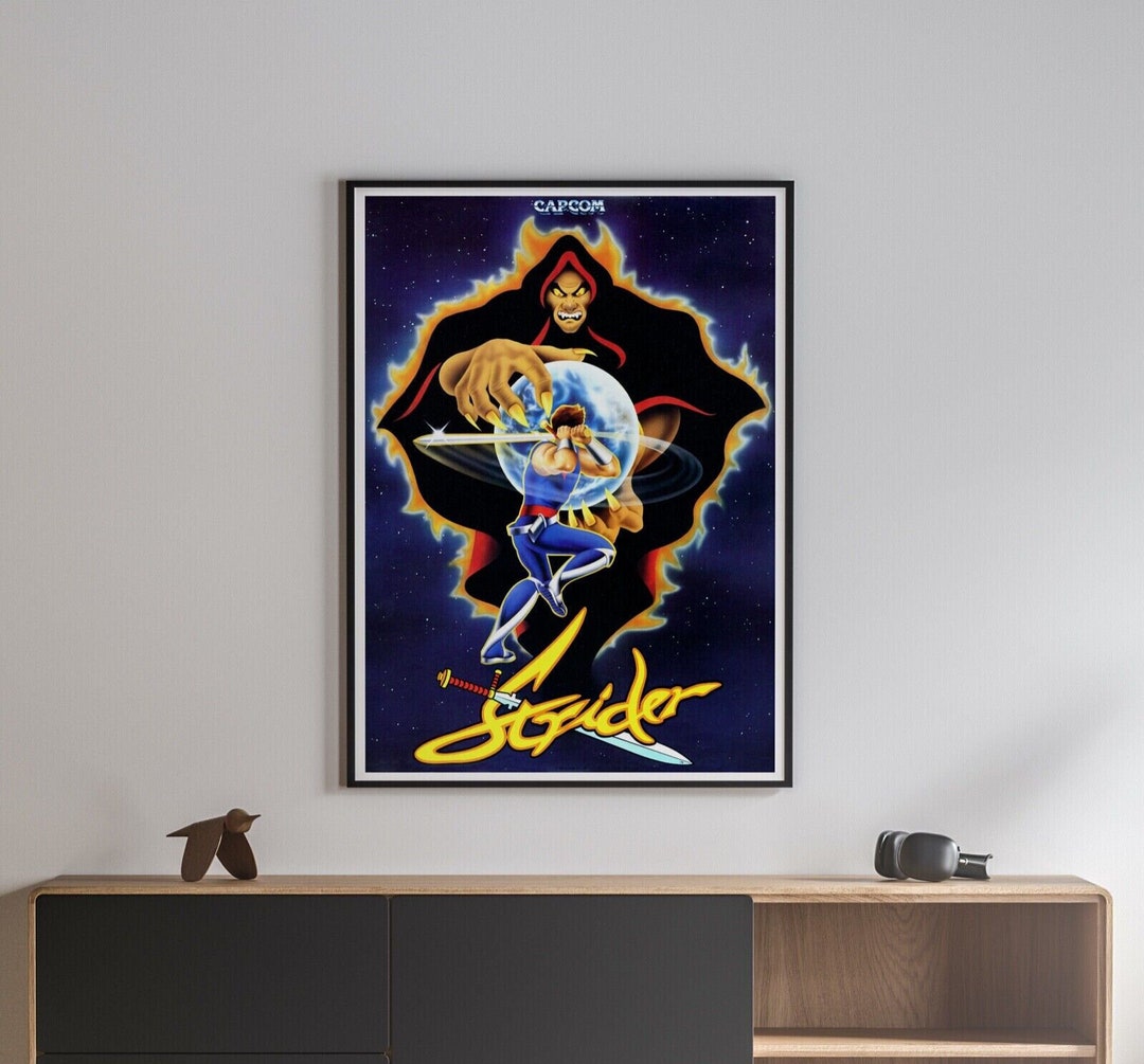 Strider Capcom 1989 Arcade Retro Video Game Poster 18 X 24 Inches - Etsy