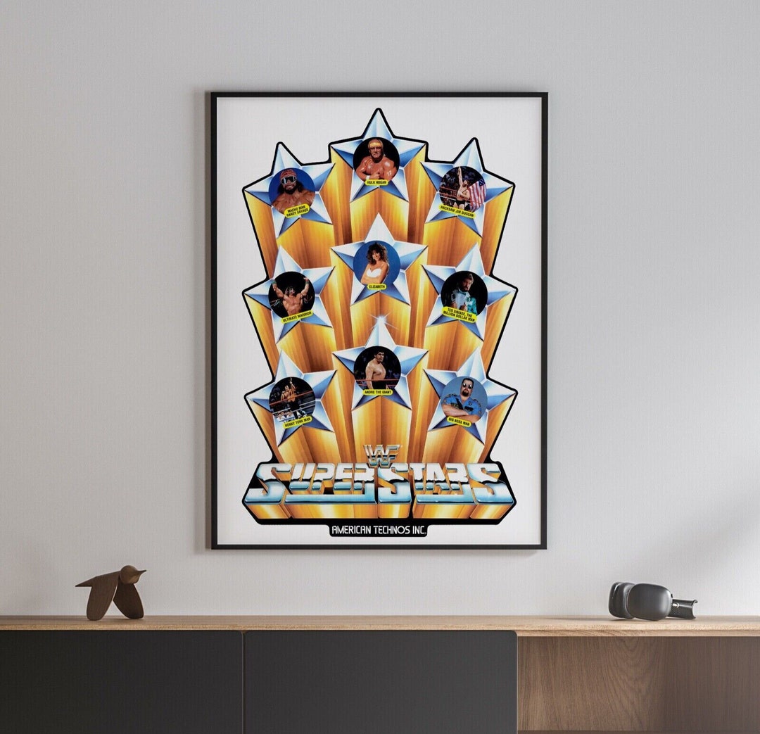 WWF Superstars 1989 Arcade Retro Video Game Poster 18 X 24 Inches - Etsy