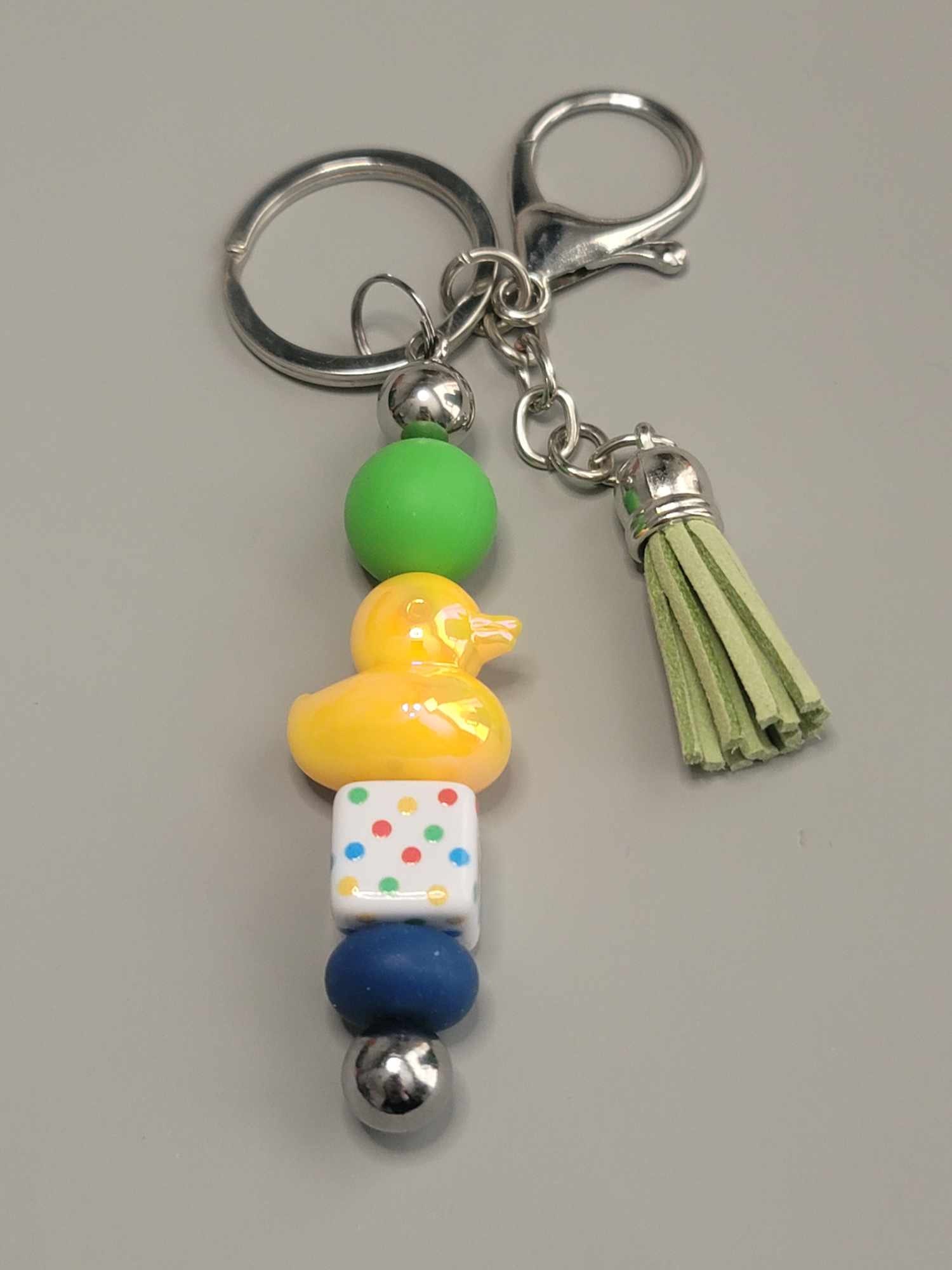 Bling Charm,unique Handmade Keychain. Duck Duck Jeep Acrylic Purse ...