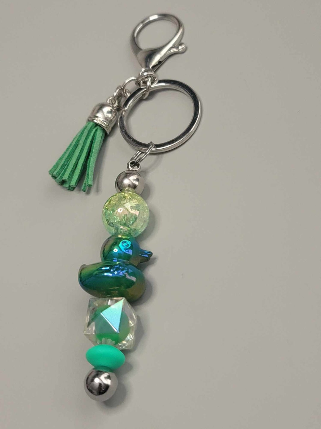 Bling Charm,unique Handmade Keychain. Duck Duck Jeep Acrylic Purse ...