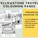 Yellowstone National Park Printable Colouring Pages for Kids. Colouring ...