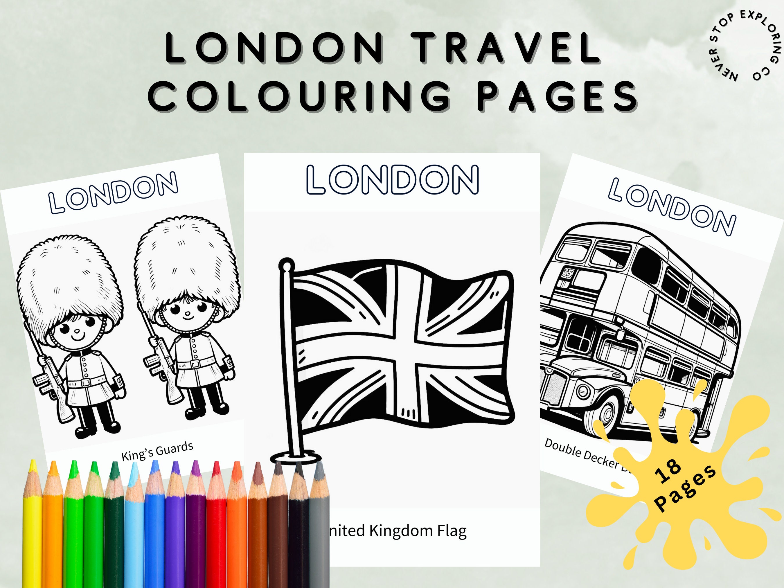 England Flag Colouring