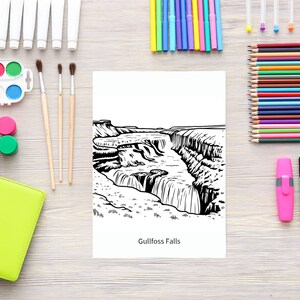 Iconic Iceland Kids Printable Colouring Pages. Colouring Book. Kids ...