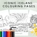 Iconic Iceland Kids Printable Colouring Pages. Colouring Book. Kids ...