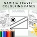 Printable Namibia Colouring Pages for Kids. Colouring Book. Kids Travel ...