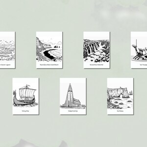 Iconic Iceland Kids Printable Colouring Pages. Colouring Book. Kids ...