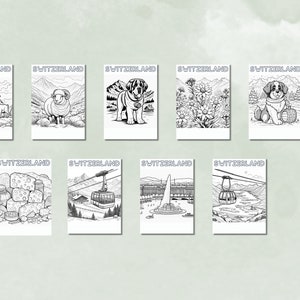 Printable Switzerland Colouring Pages for Kids. Colouring Book. Kids ...