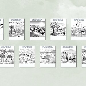 Printable Namibia Colouring Pages for Kids. Colouring Book. Kids Travel ...