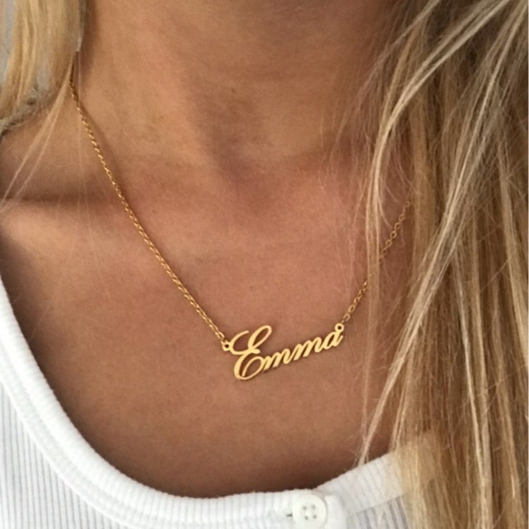 Personalized First Name Necklace by Kemaparmartine. - Etsy