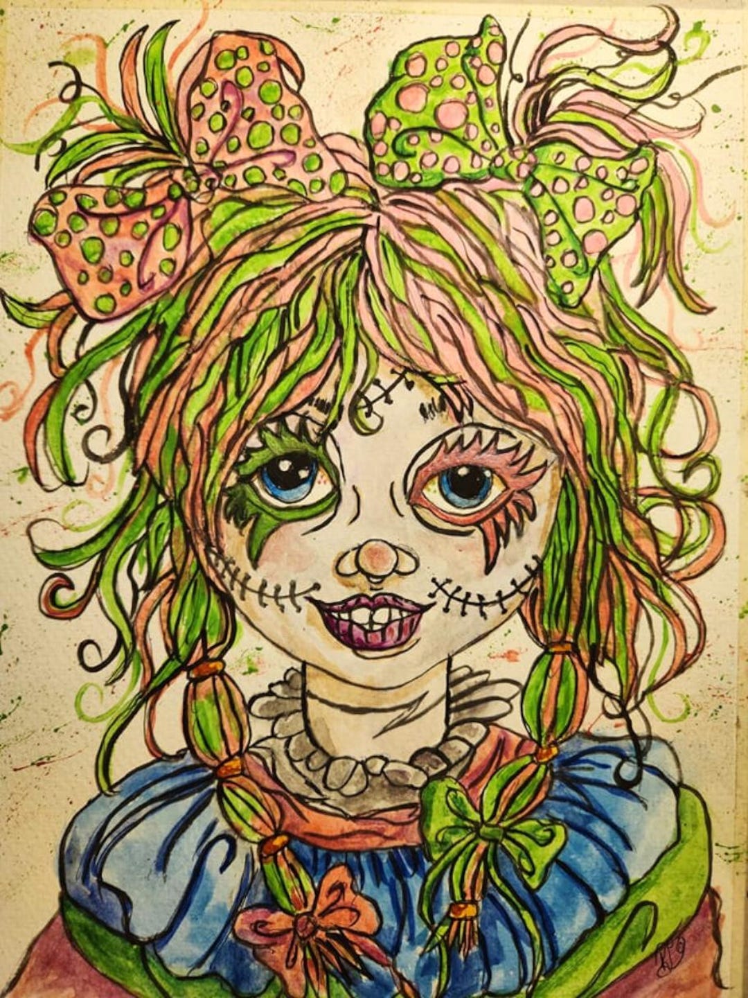 Lolly (print of Original Watercolor) - Etsy