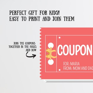 Editable Coupon Book for Kids Canva Template Printable Reward Card ...